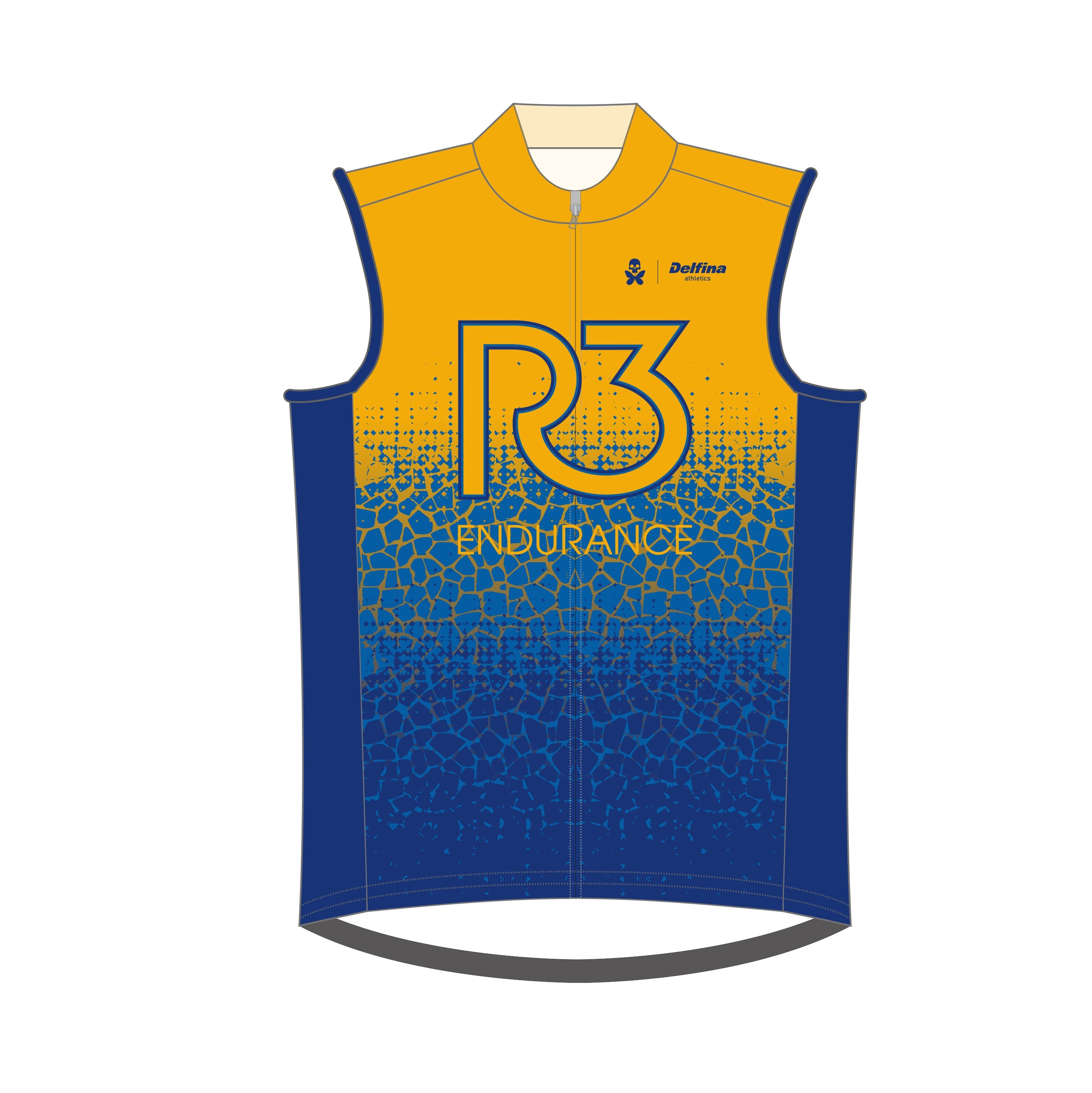 R3 ENDURANCE CUSTOM MEN'S SHELL VEST WITH POCKETS – Delfina Athletics