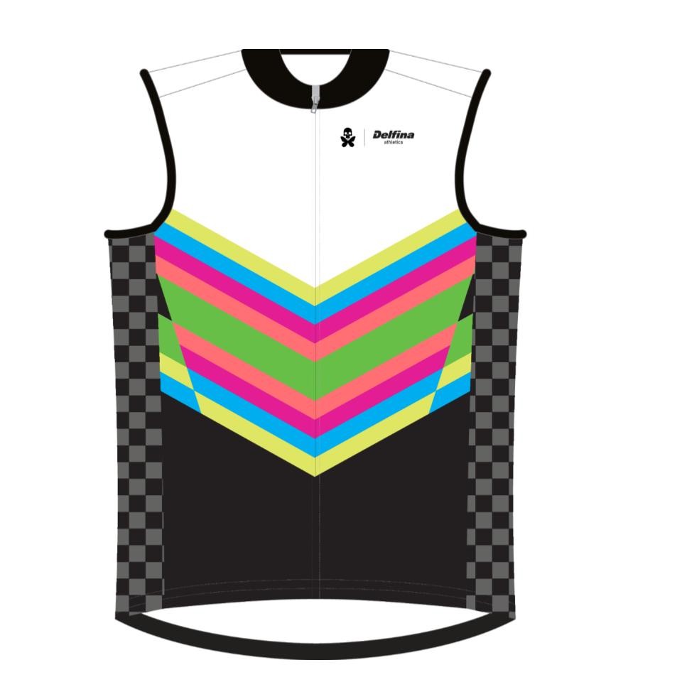 Men's Custom Cycling Vest Betty Designs x Delfina Athletics